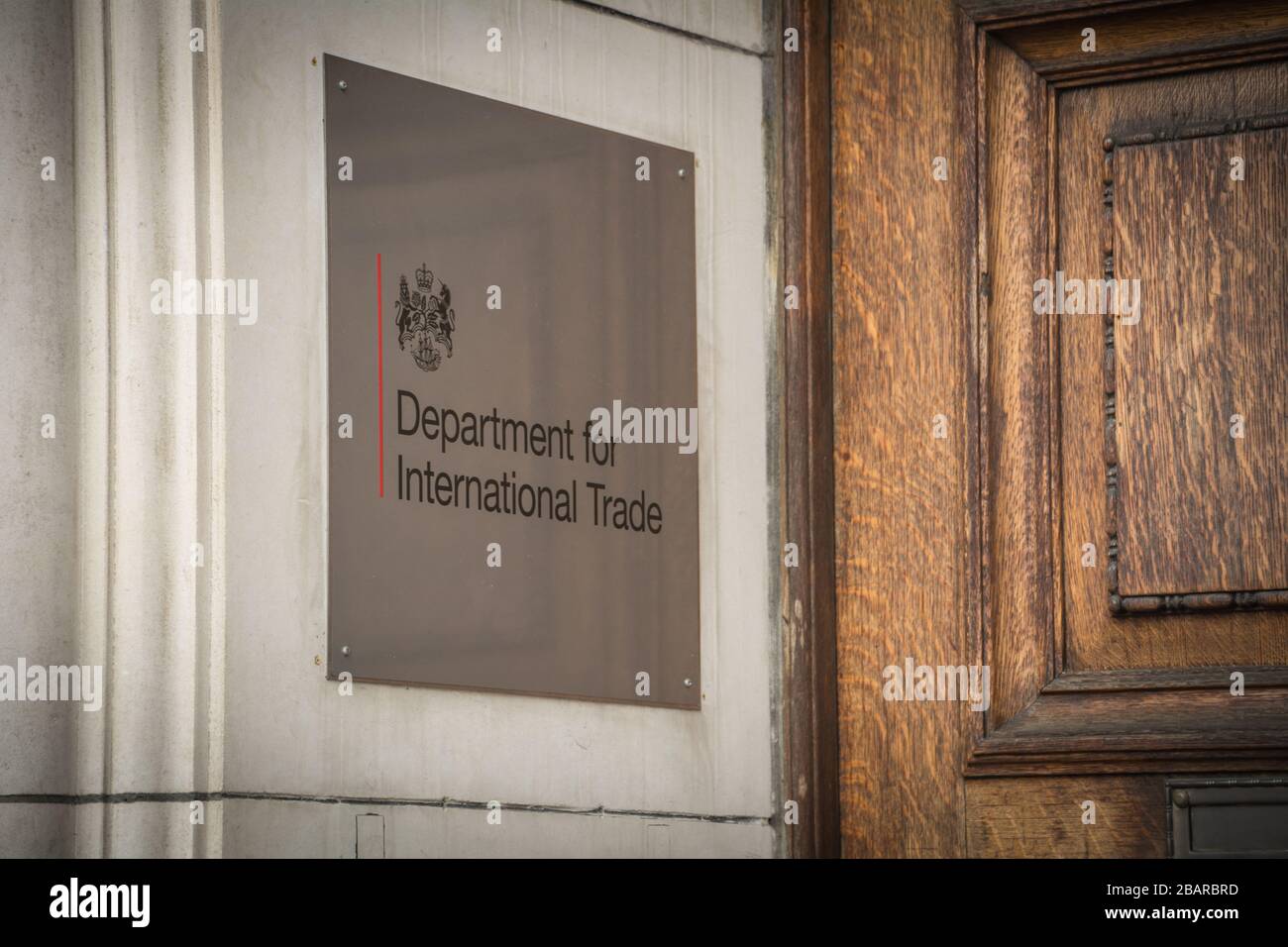 London- department For International Trade. UK government office in ...