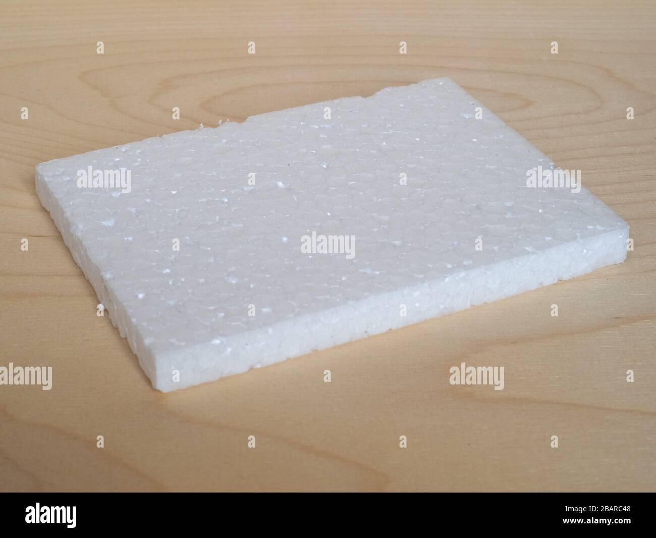 white expanded polystyrene plastic texture useful as a background Stock ...