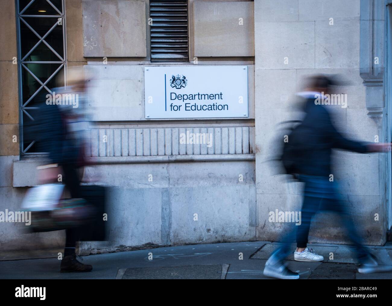 Department for Education UK government office in Westminster, exterior ...