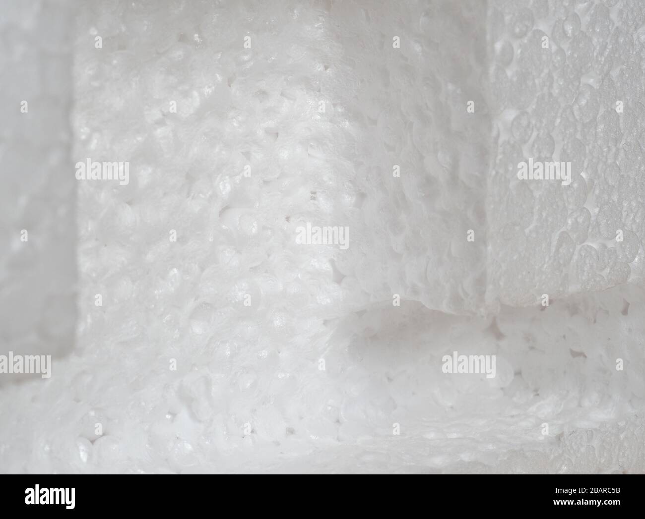 white expanded polystyrene plastic texture useful as a background Stock ...