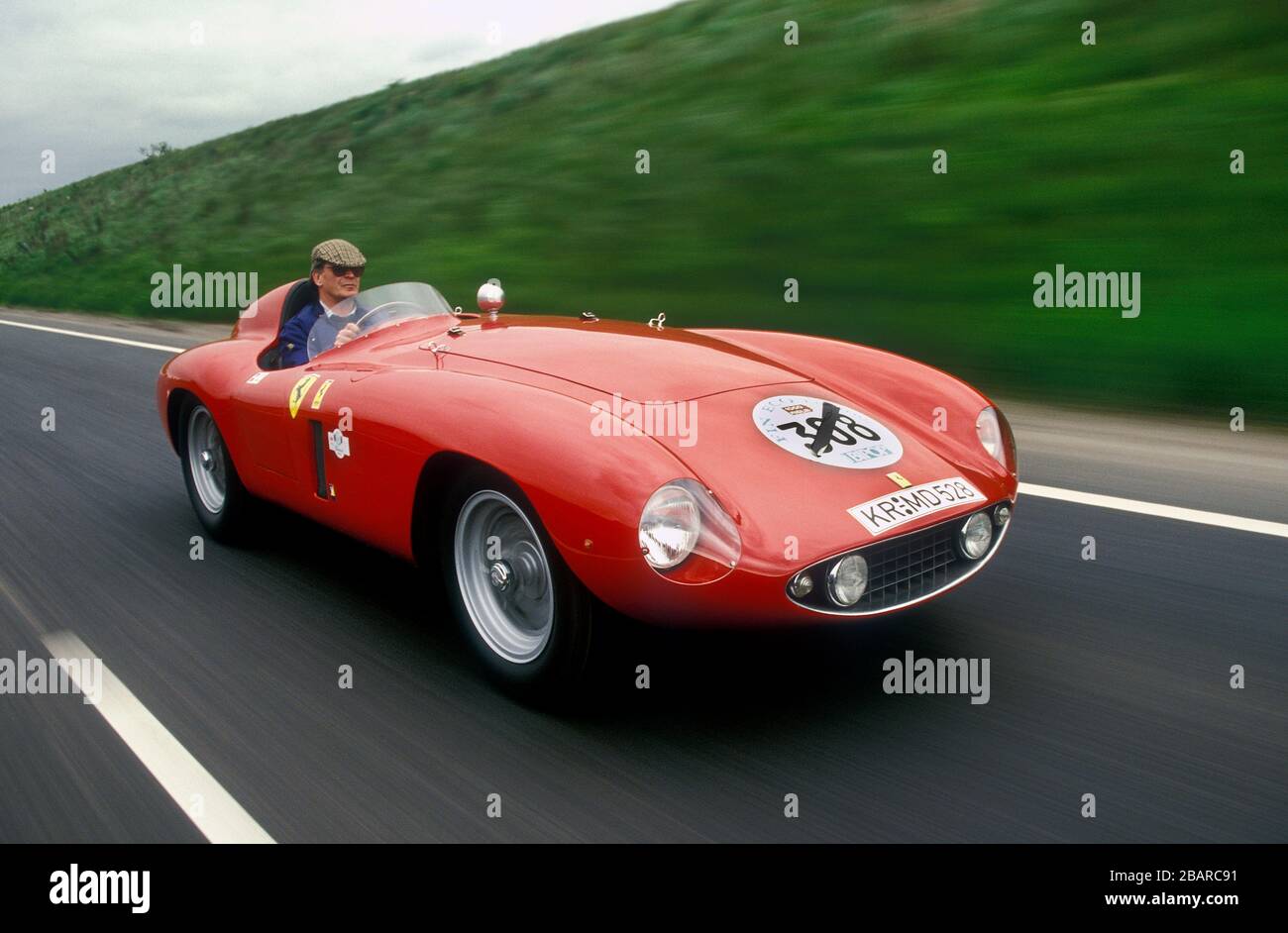 1955 Ferrari 750 Monza Sports racing car. Chassis No. 0528MD Stock ...