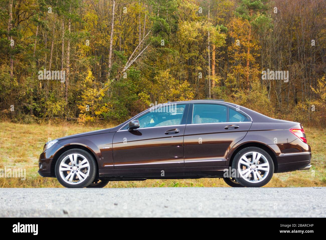 Cluj Napoca/Romania - Octomber 20, 2017: Mercedes Benz W204- year 2011 ...