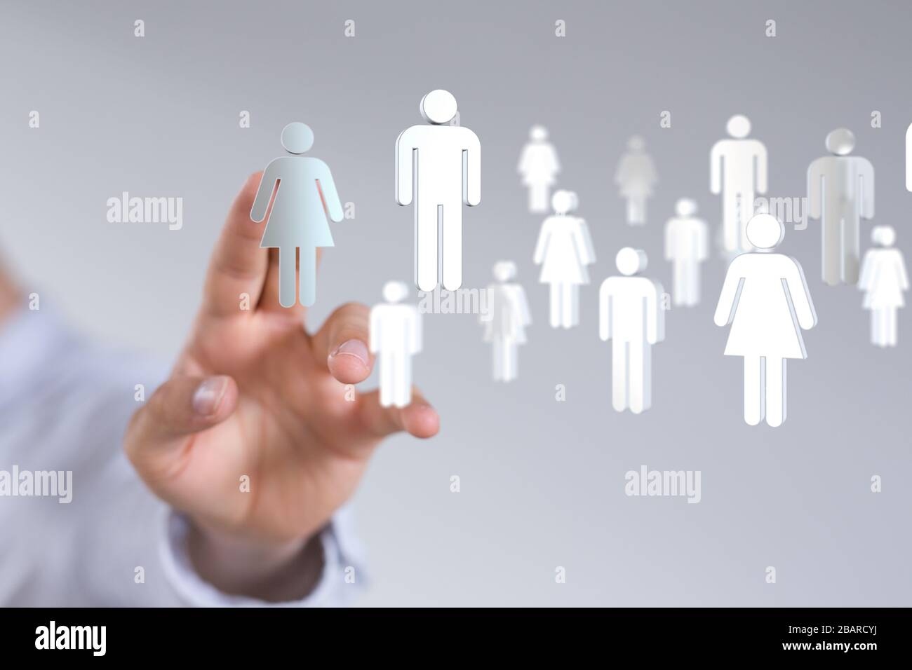 A Unity and teamwork concept Stock Photo - Alamy