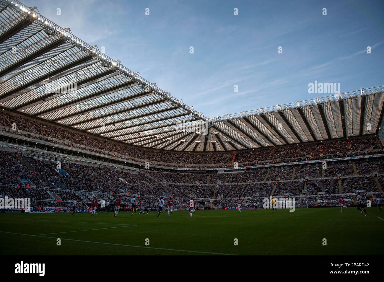 A general view of the Sports Direct Arena, formerly known as St James ...