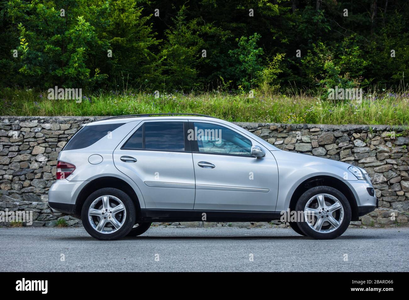 Cluj-Napoca, Romania -July 21, 2018 : Mercedes-Benz ML-Class ML500 SUV ...