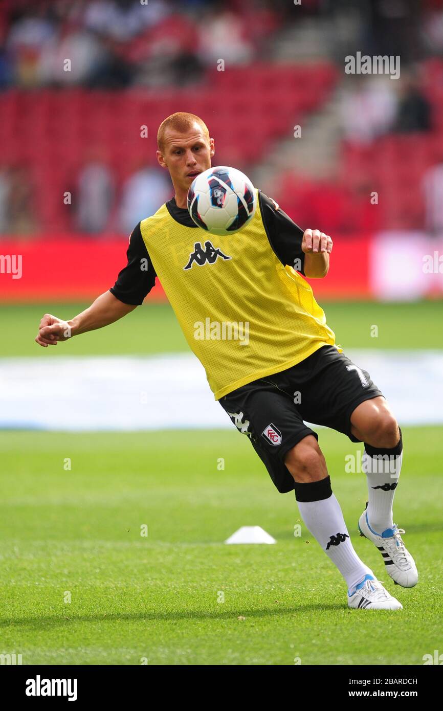 Steve Sidwell, Fulham Stock Photo - Alamy
