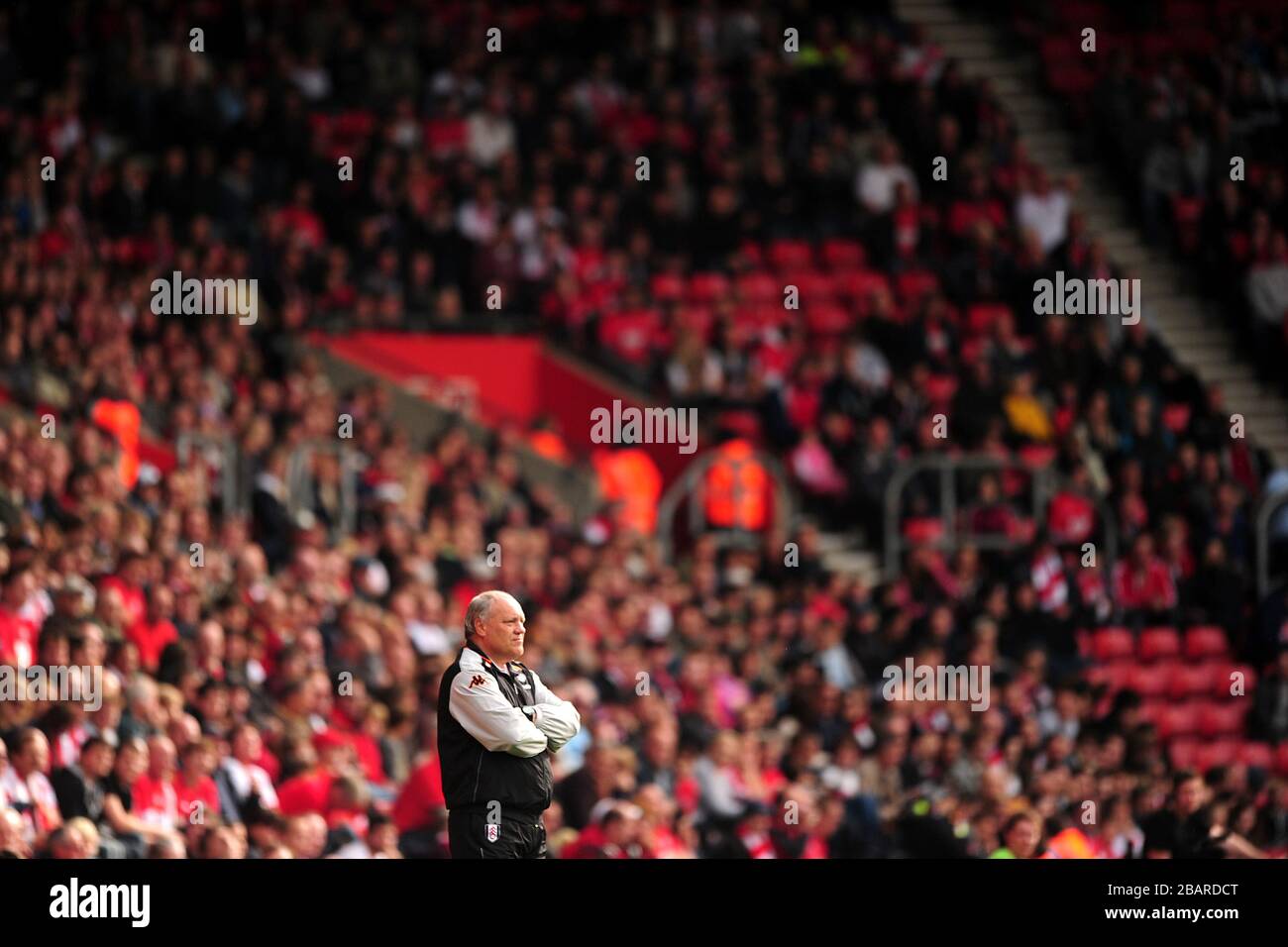 Martin Jol, Fulham manager Stock Photo - Alamy
