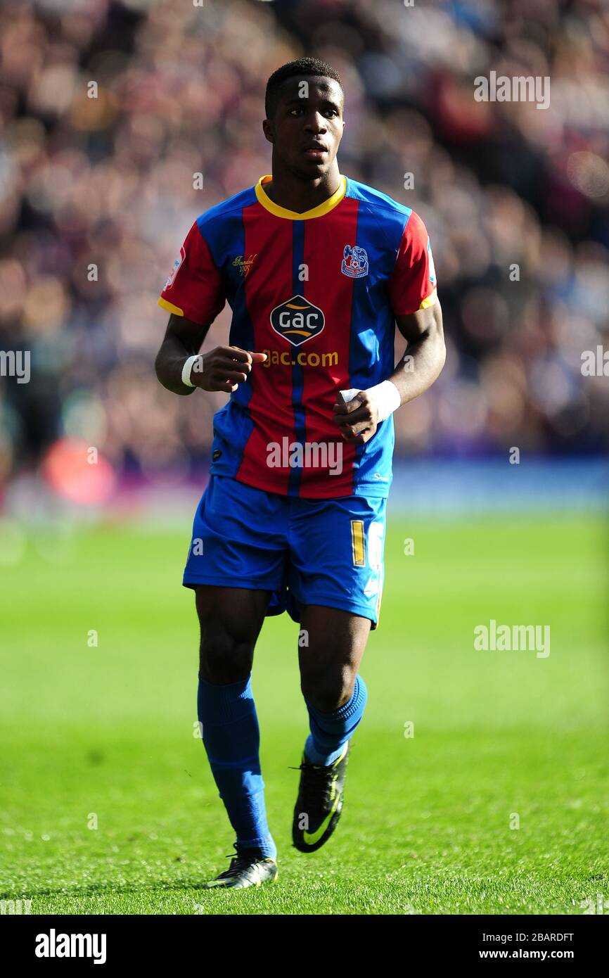 Wilfried Zaha, Crystal Palace Stock Photo - Alamy