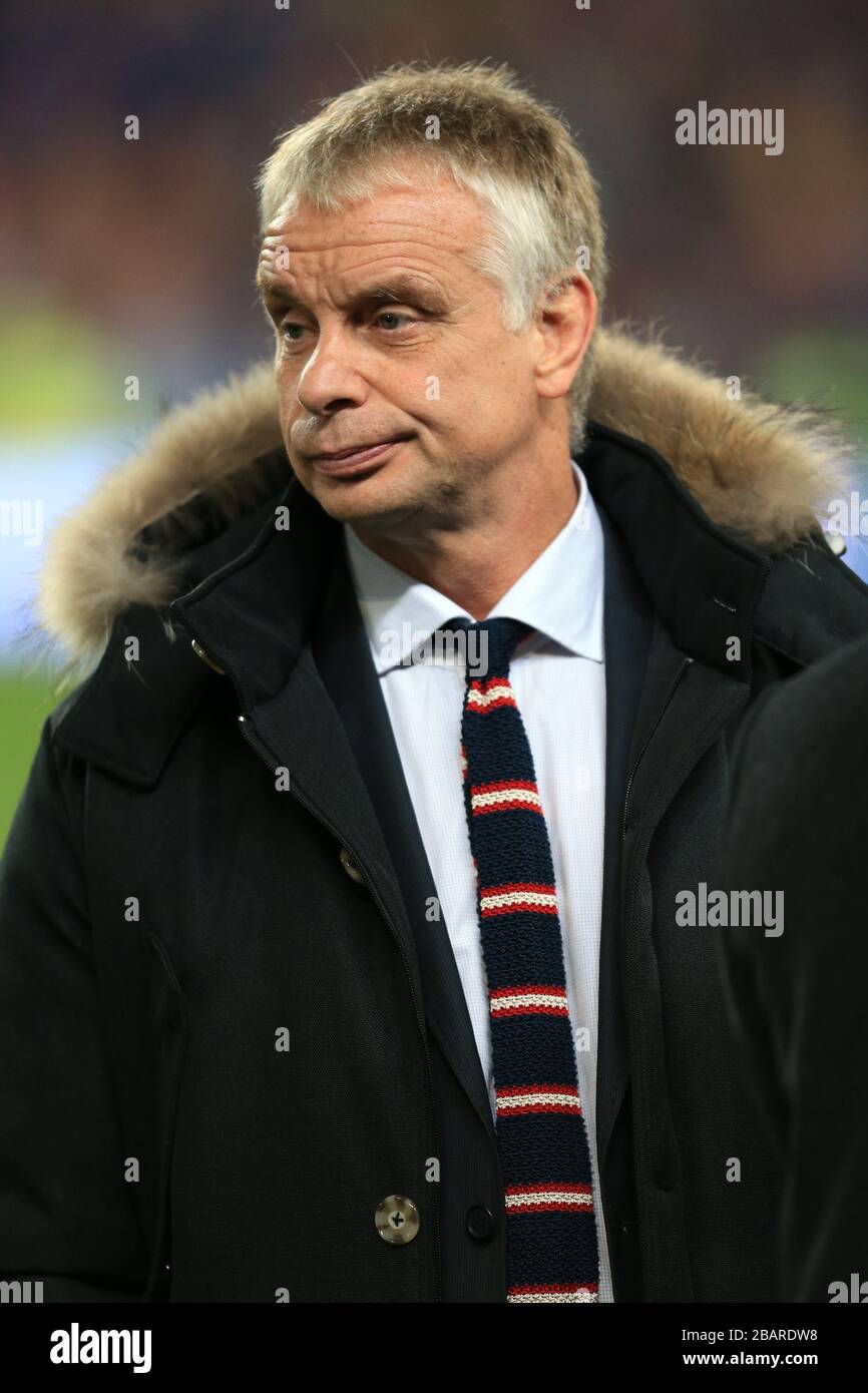 Brian Noble on the pitch Stock Photo - Alamy