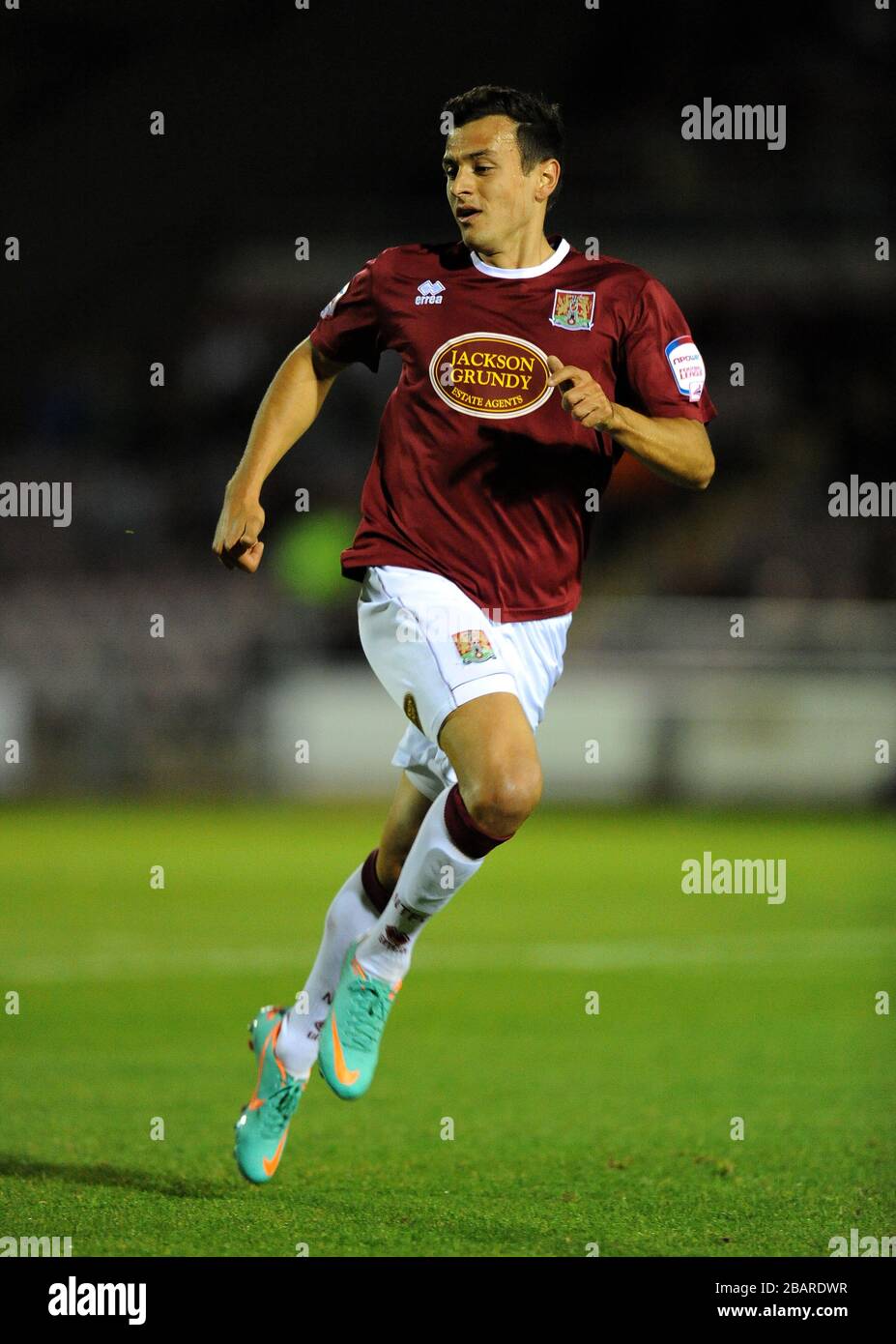 Northampton Town's Alex Nicholls Stock Photo - Alamy