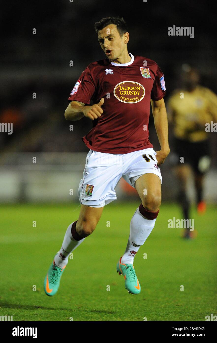 Northampton Town's Alex Nicholls Stock Photo - Alamy