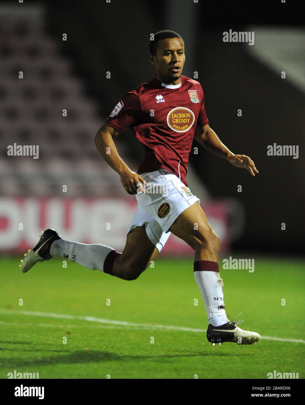 Northampton Town's Joe Widdowson Stock Photo - Alamy