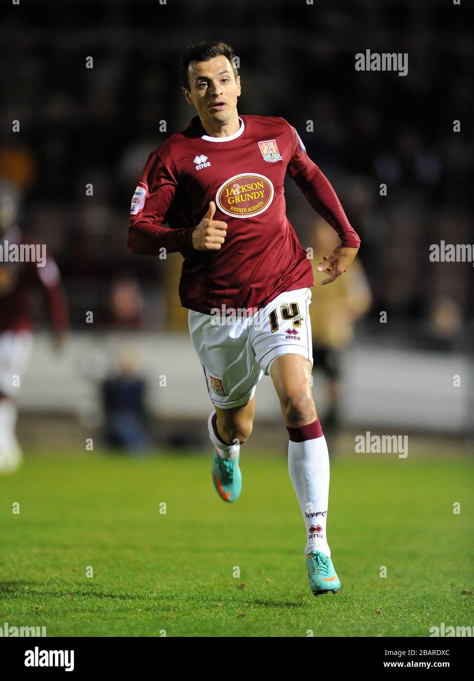 Northampton Town's Alex Nicholls Stock Photo - Alamy