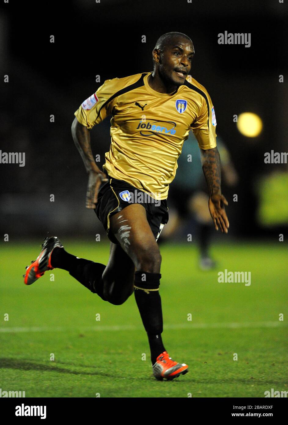 Colchester United's Clinton Morrison Stock Photo - Alamy
