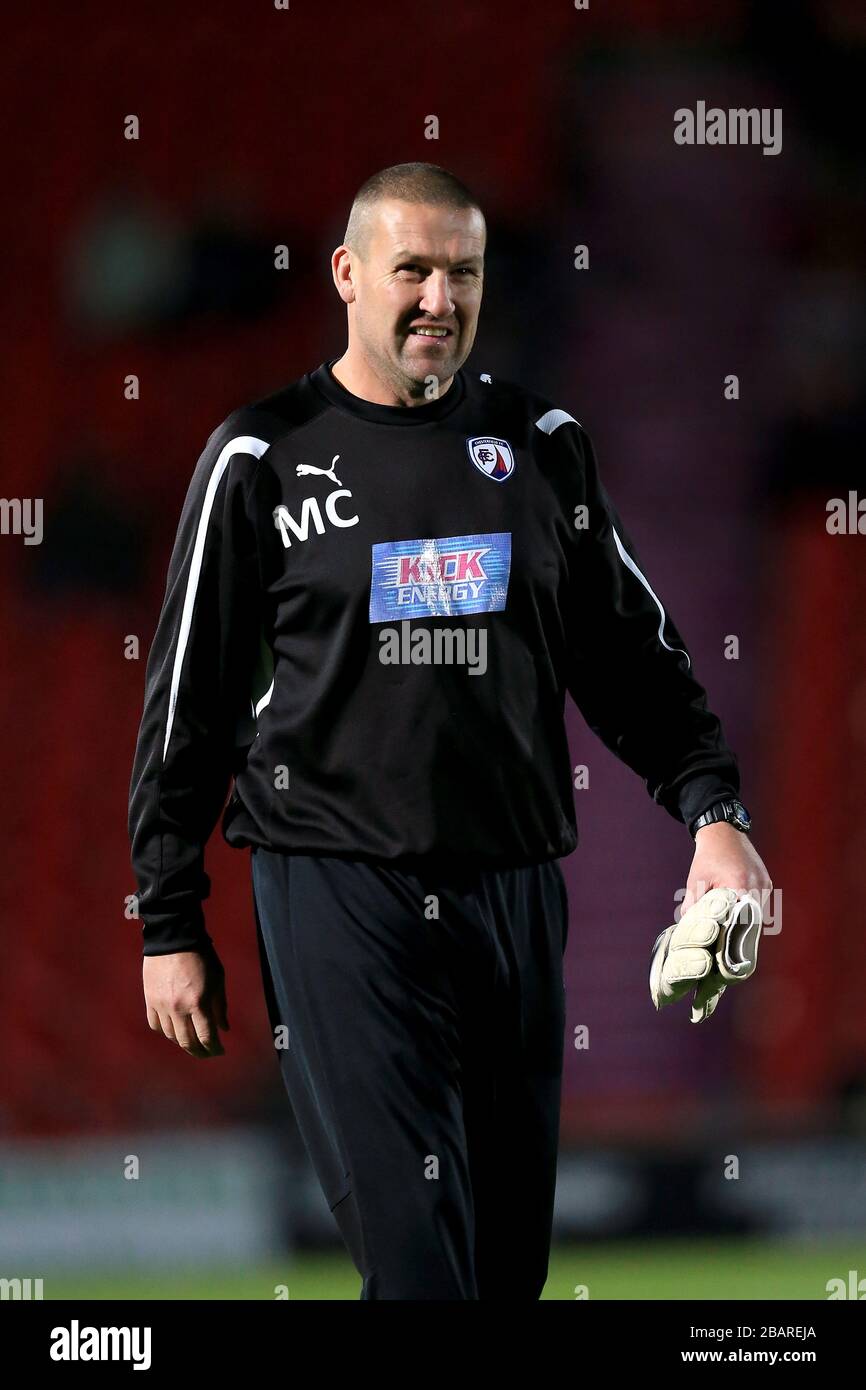 Mark Crossley, Chesterfield reserve team coach Stock Photo - Alamy