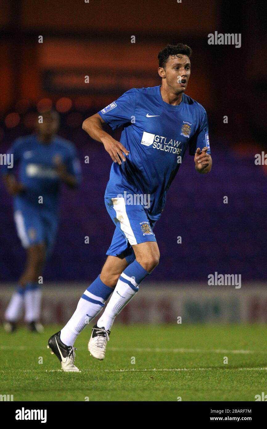 Stockport County's Matt Mainwaring Stock Photo - Alamy