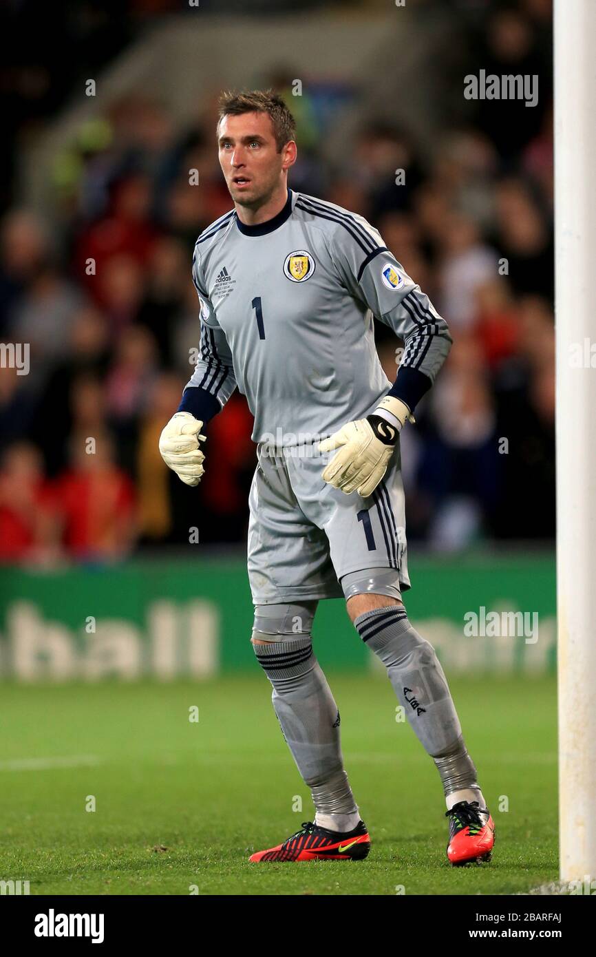 Allan McGregor, Scotland goalkeeper Stock Photo - Alamy