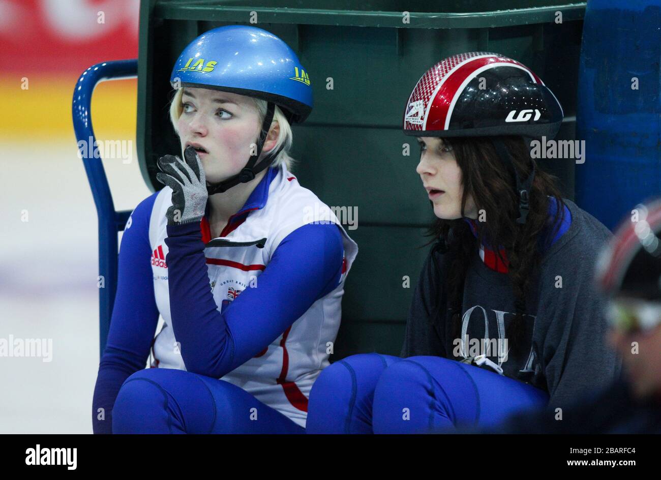 Great Britain's Kathryn Thomson (left) and Mari Deland Stock Photo - Alamy