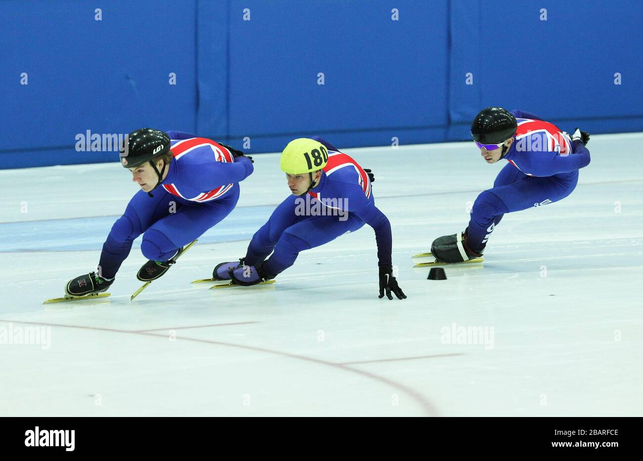 Great Britain's Ian Upcott (left), Josh Cheetham (centre) and Billy ...