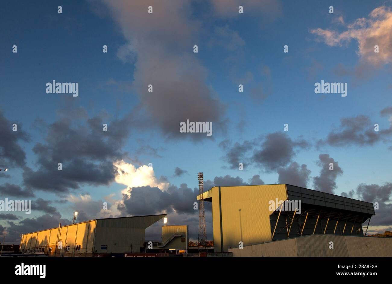 Prenton Park, home of Tranmere Rovers Stock Photo - Alamy