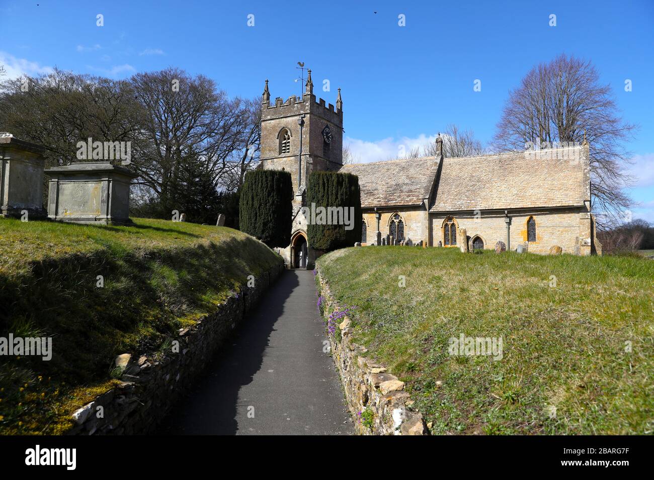 Upper slaughter church uk hi-res stock photography and images - Alamy