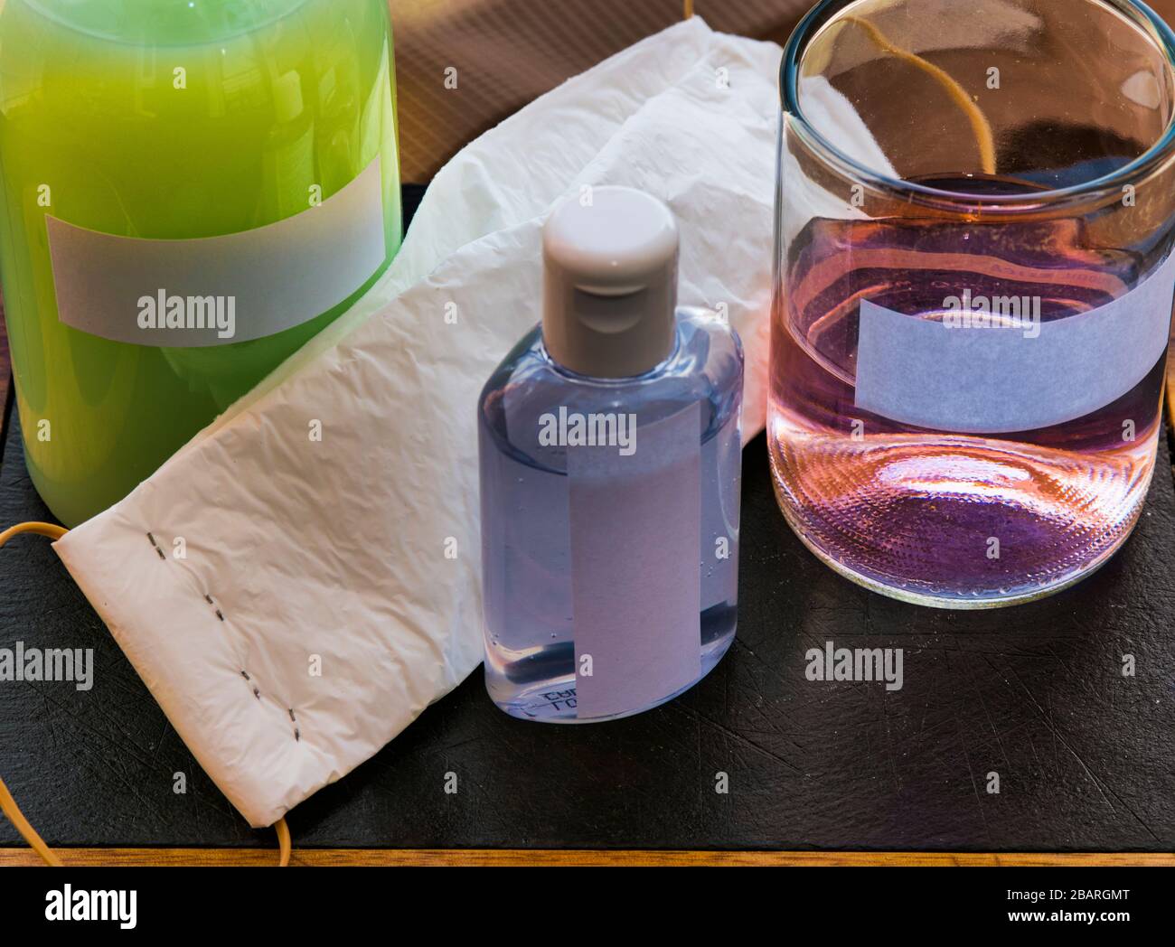 Prevention of coronavirus: hydroalcoholic gel, soap, alcohol and home ...