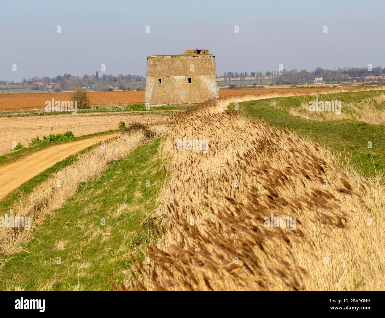 Martello tower Z Napoleonic war military defence fortress, Alderton ...