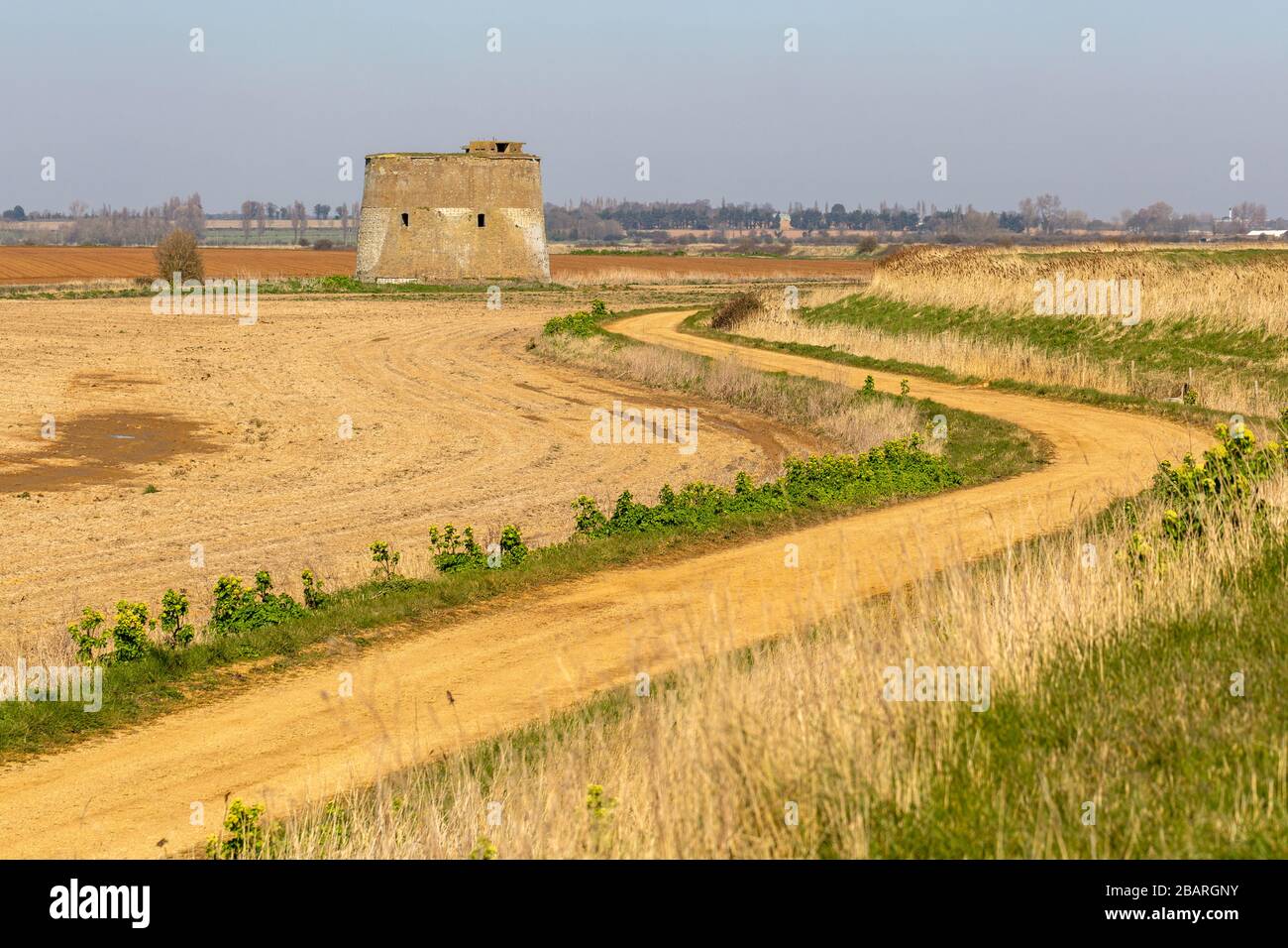 Martello tower Z Napoleonic war military defence fortress, Alderton ...