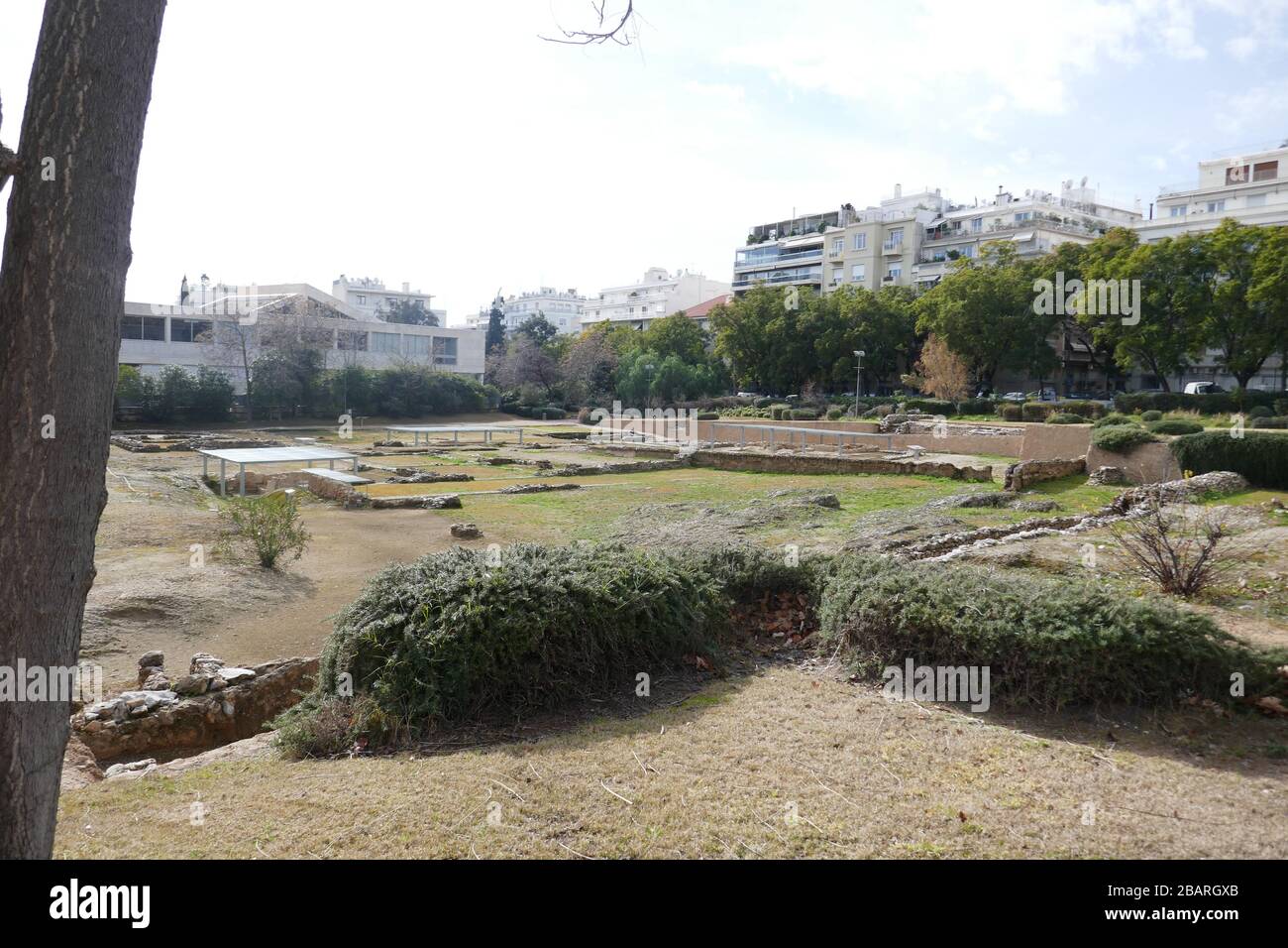 Archaeological Site of the Lyceum of Aristotle Stock Photo - Alamy