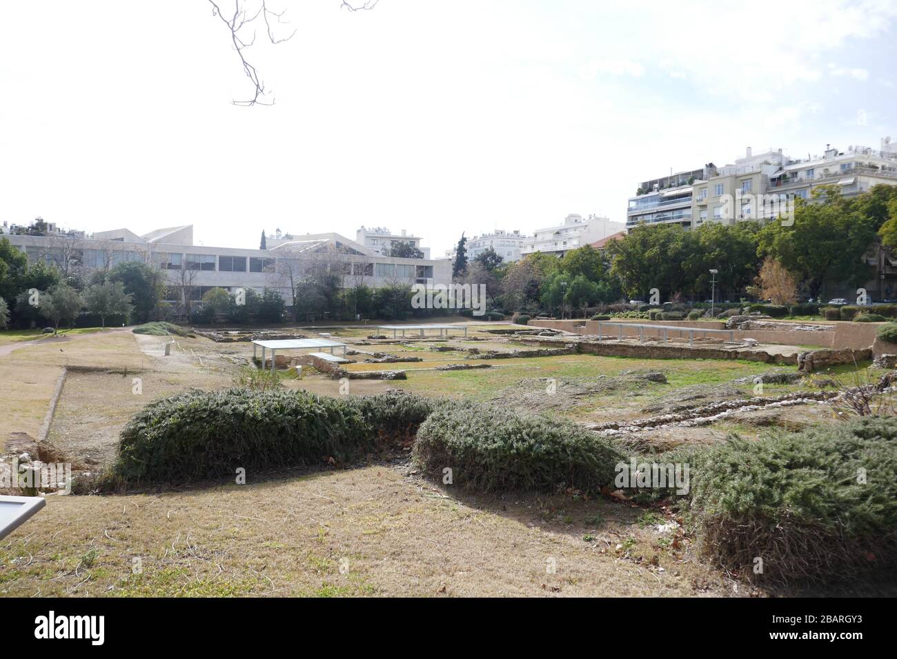 Archaeological Site of the Lyceum of Aristotle Stock Photo - Alamy