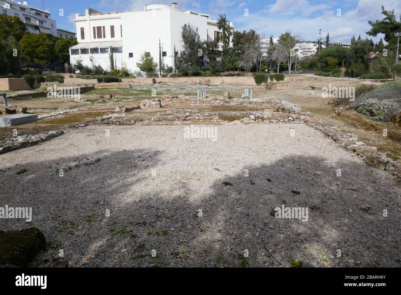 Archaeological Site of the Lyceum of Aristotle Stock Photo - Alamy