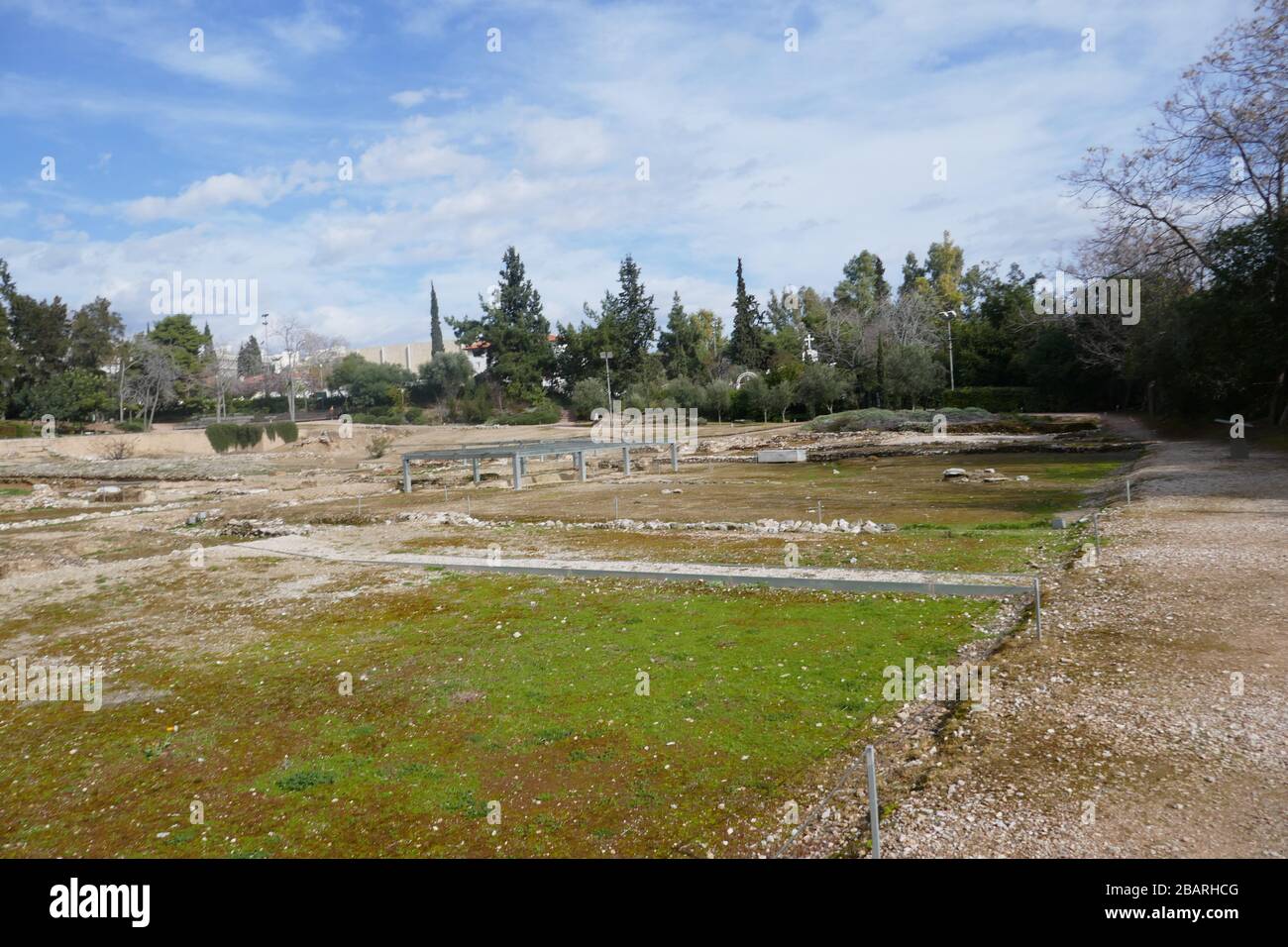 Archaeological Site of the Lyceum of Aristotle Stock Photo - Alamy