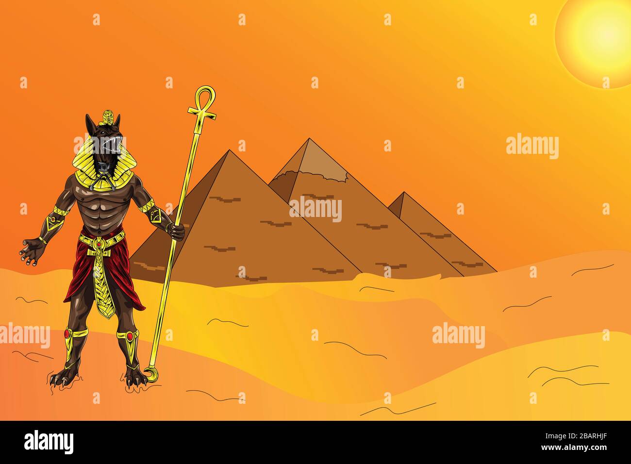 Anubis statue hi-res stock photography and images - Alamy