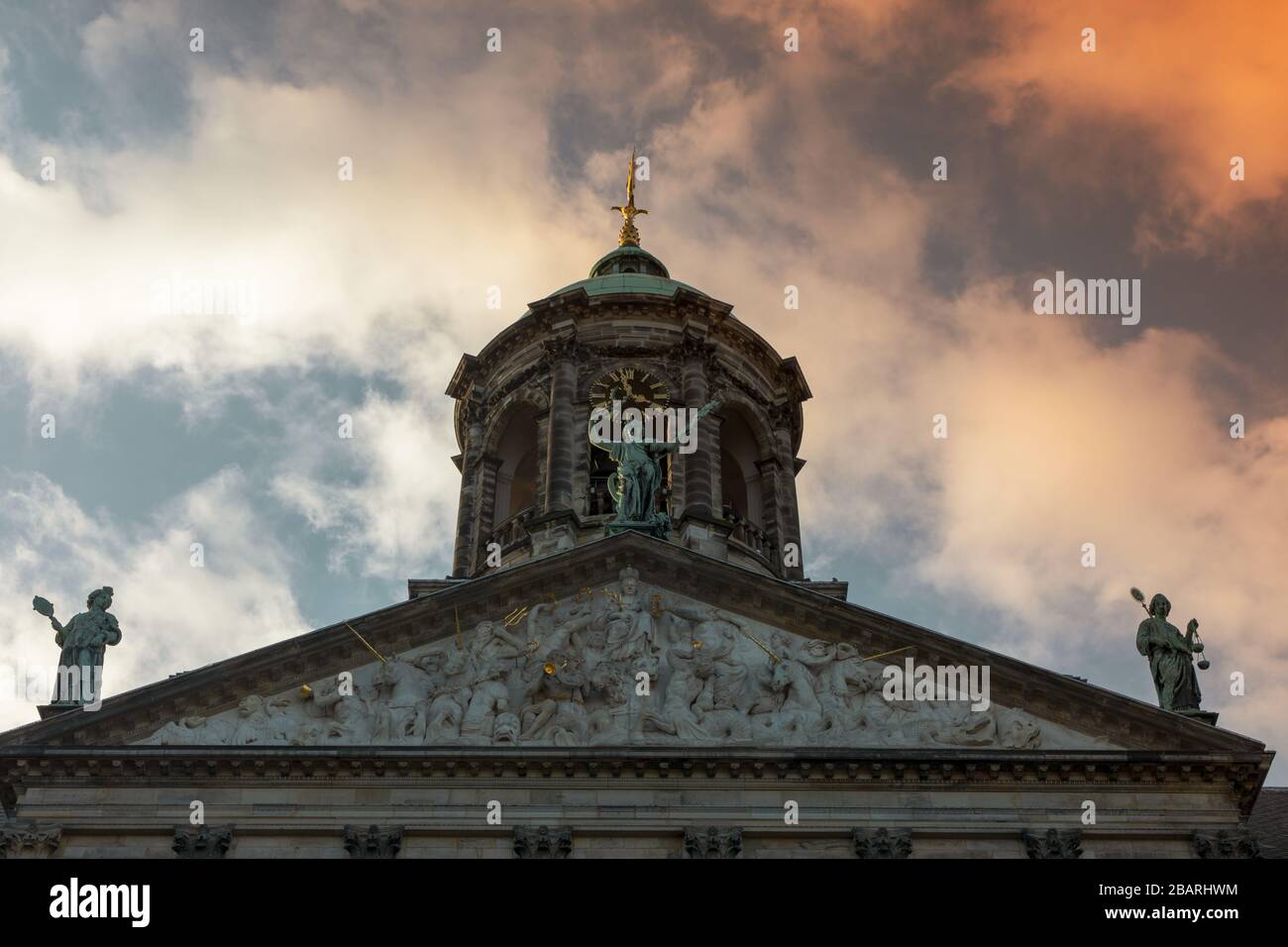 Royal palace dam square in hi-res stock photography and images - Alamy