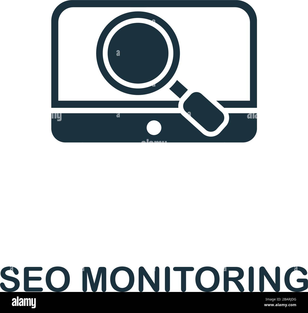 Seo Monitoring icon from seo collection. Simple line Seo Monitoring ...