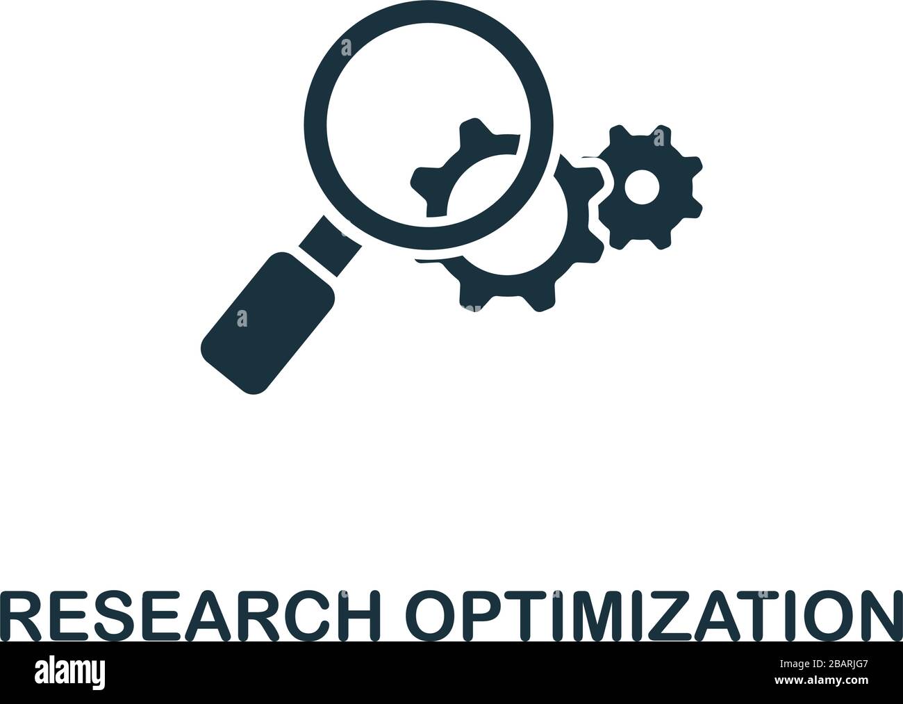 Research Optimization icon from seo collection. Simple line Research ...