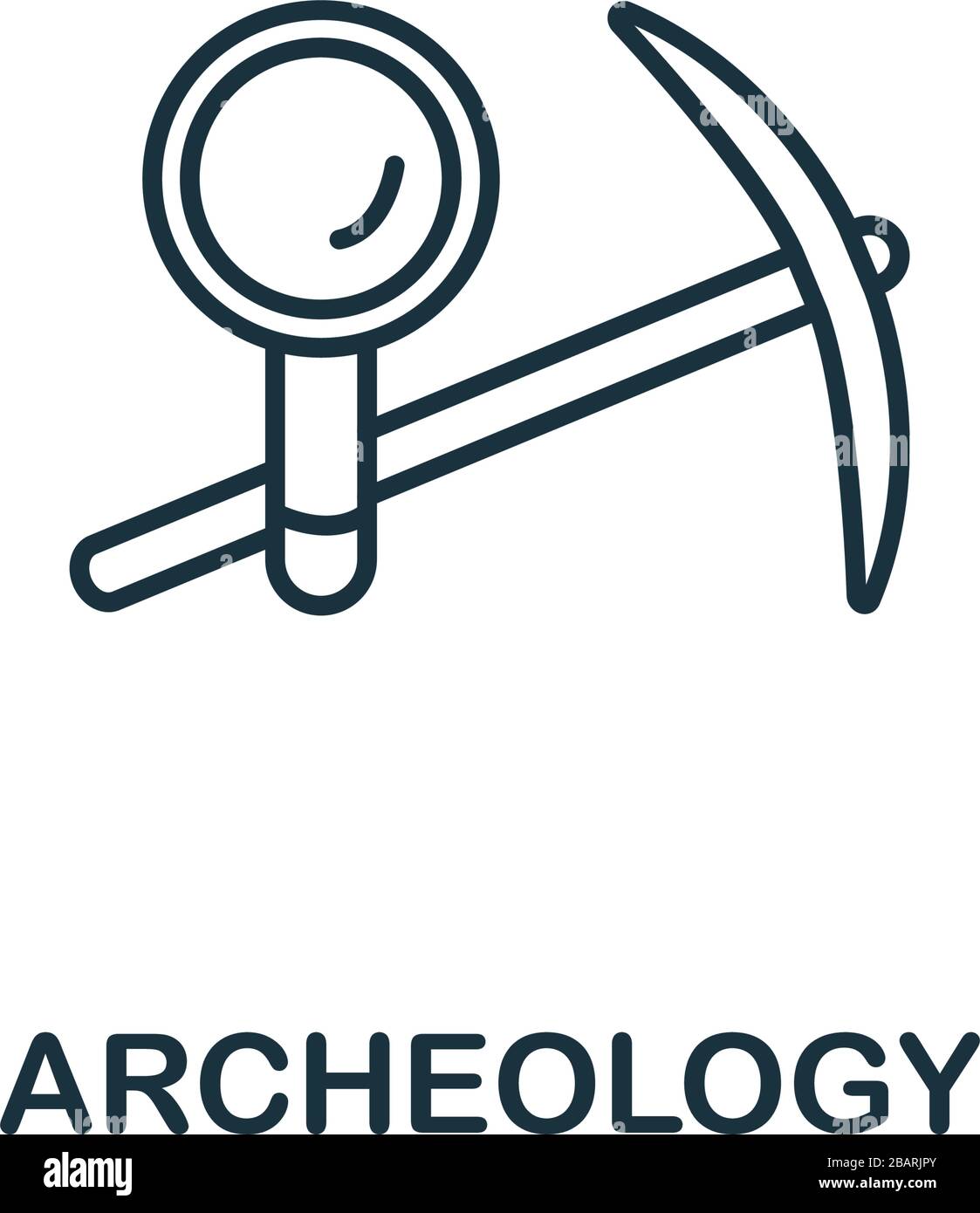 Archeology icon from science collection. Simple line element Archeology ...