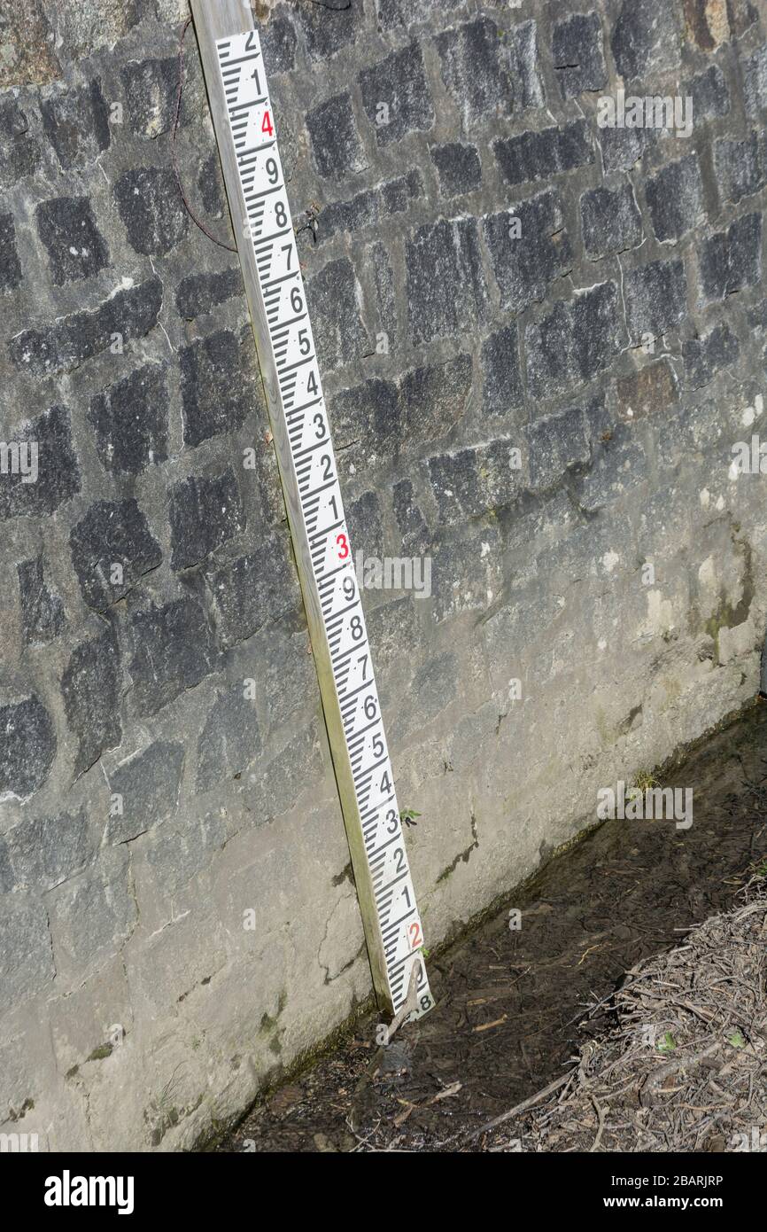 Flood Water Marker High Resolution Stock Photography and Images - Alamy