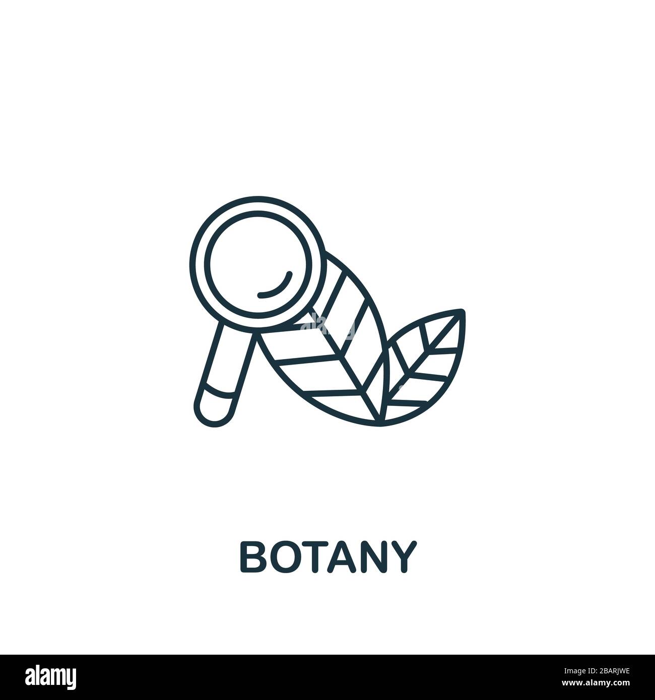 Botany icon from science collection. Simple line element Botany symbol ...