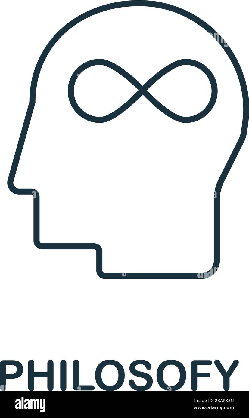 Philosofy icon from science collection. Simple line element Philosofy ...