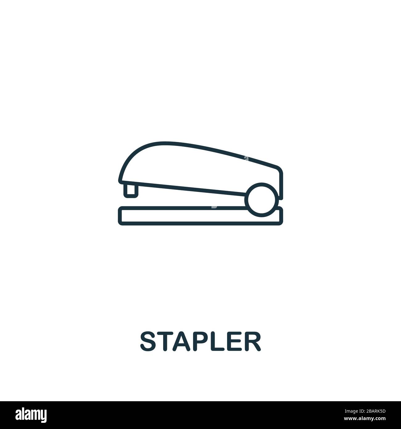 Stapler icon from office tools collection. Simple line Stapler icon for ...