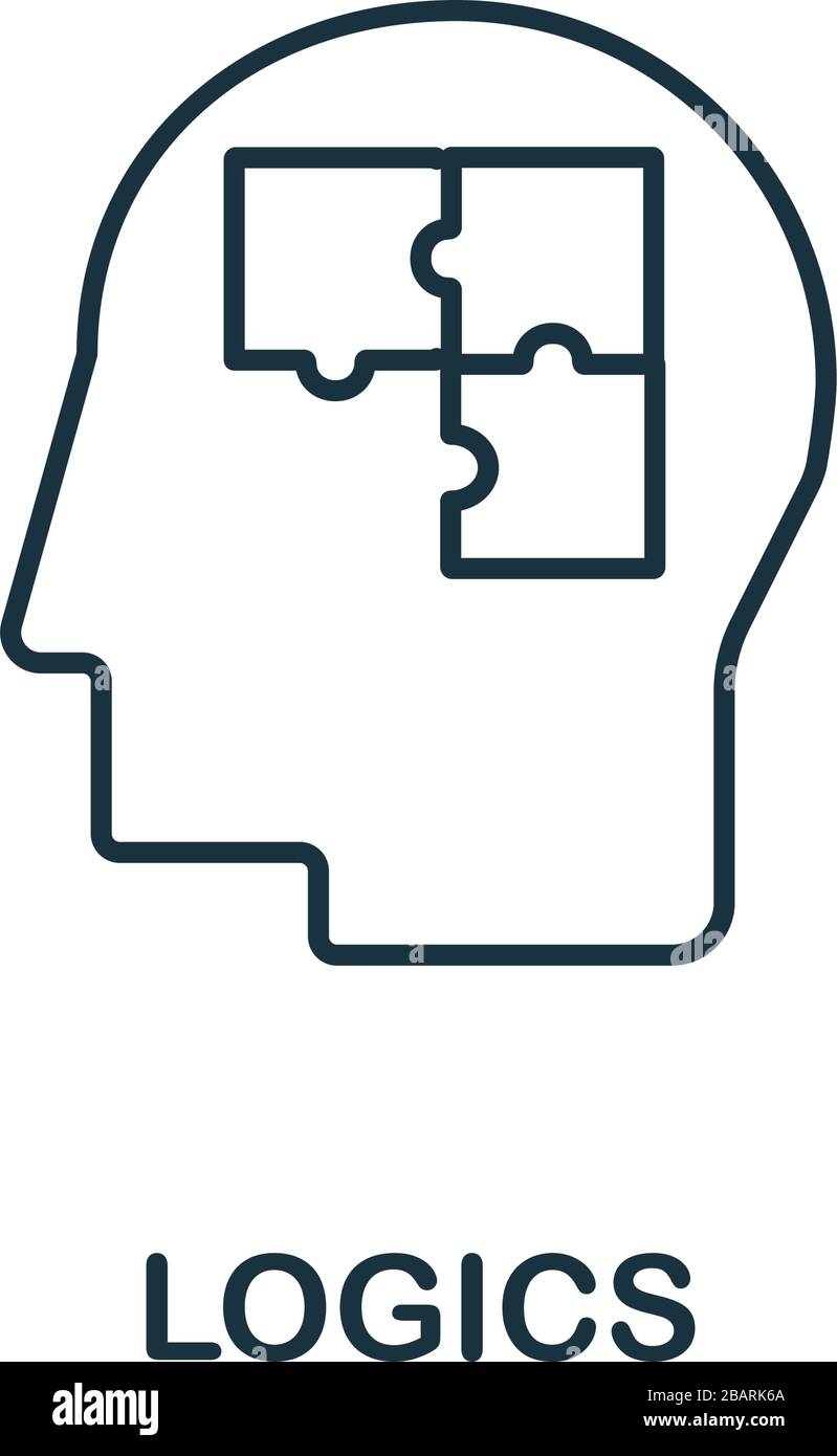 Logics icon from science collection. Simple line element Logics symbol ...