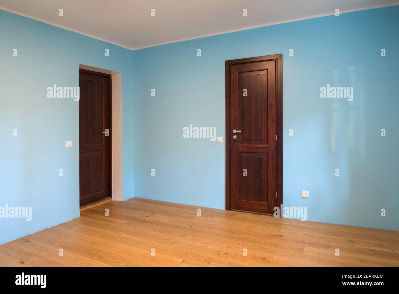 Interior of unfinished room Stock Photo - Alamy