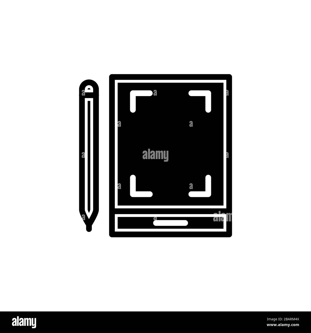 pen tablet icon graphic design template vector isolated Stock Vector ...