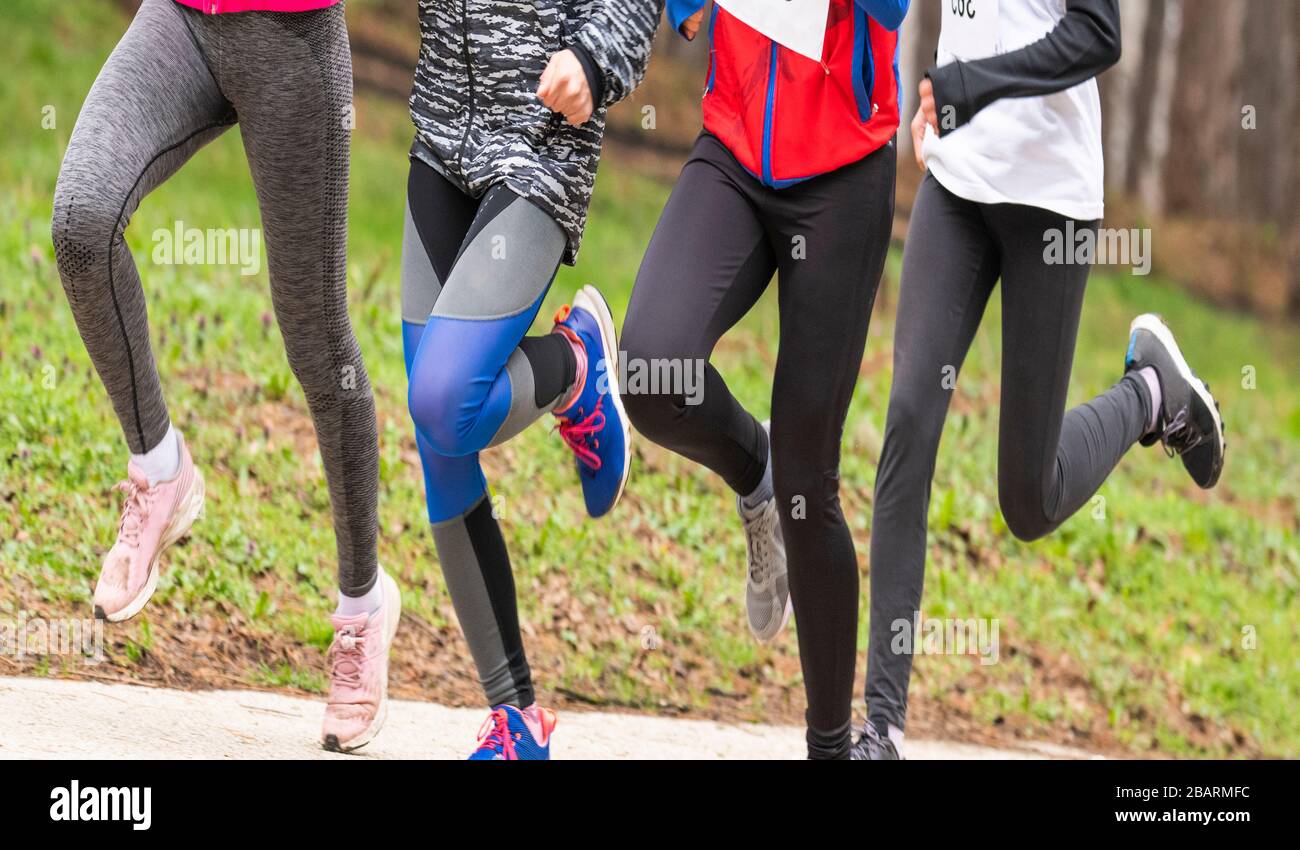 Beautiful women jogging in hi-res stock photography and images - Alamy