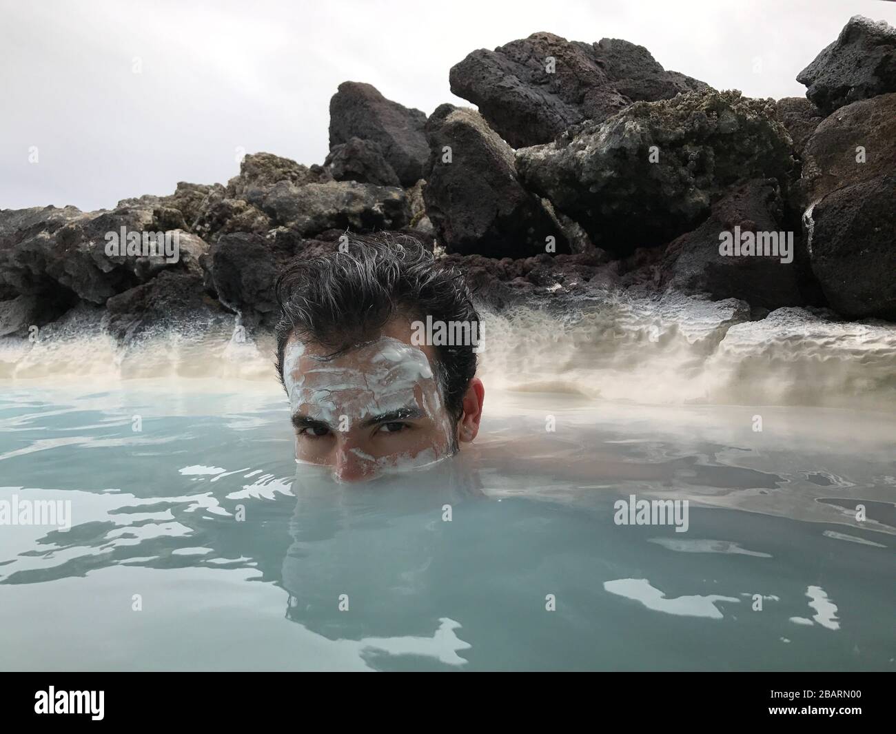 Thermal Mud of BlueLagoon Stock Photo - Alamy