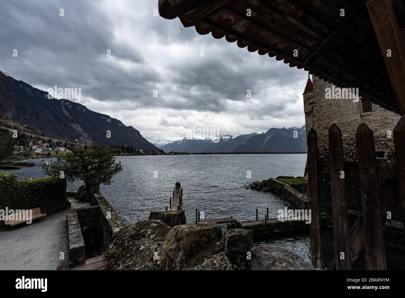 Alpine swiss landscape Stock Photo - Alamy