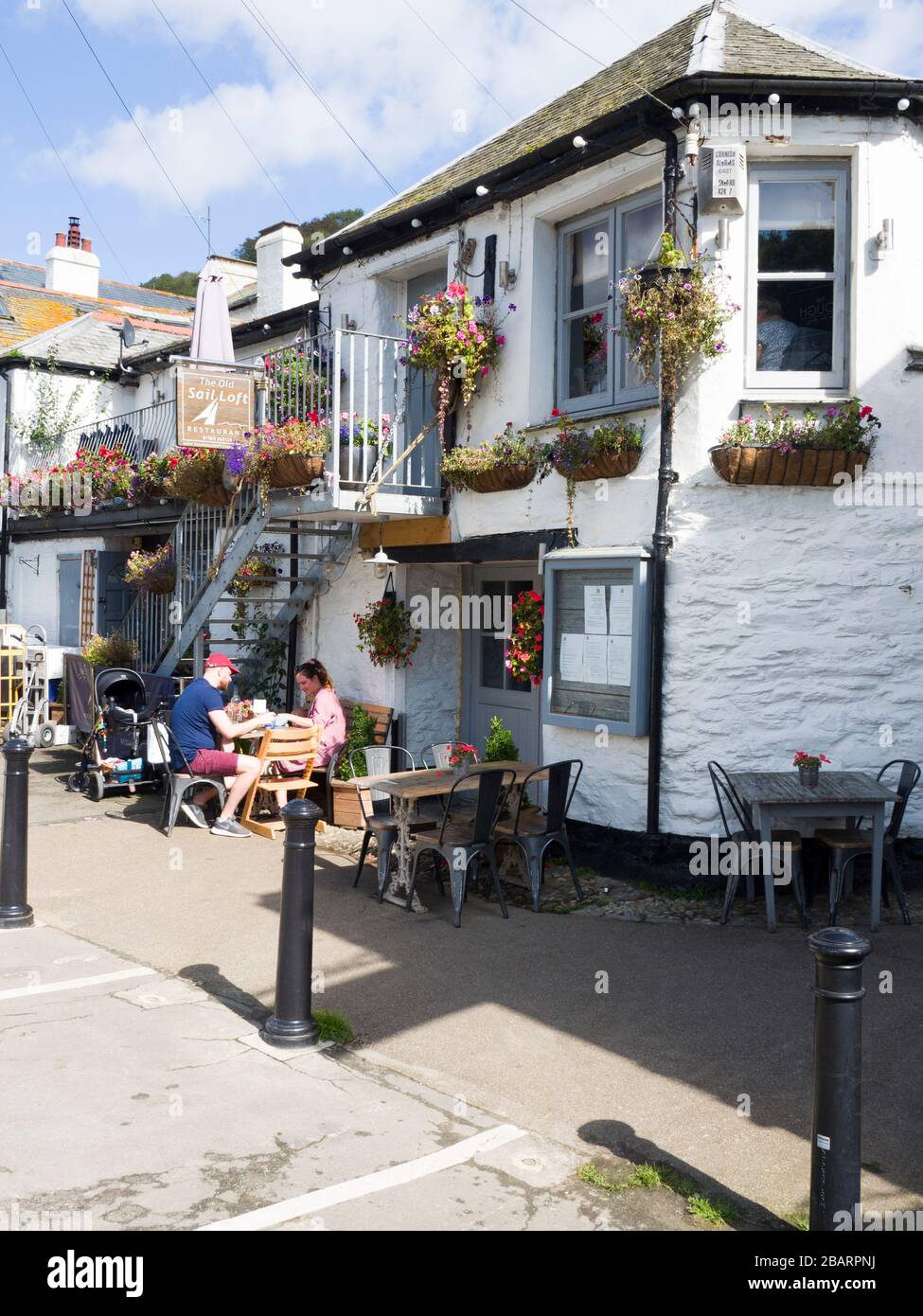 The Old Sail Loft Restaurant, Looe, Cornwall, UK Stock Photo - Alamy