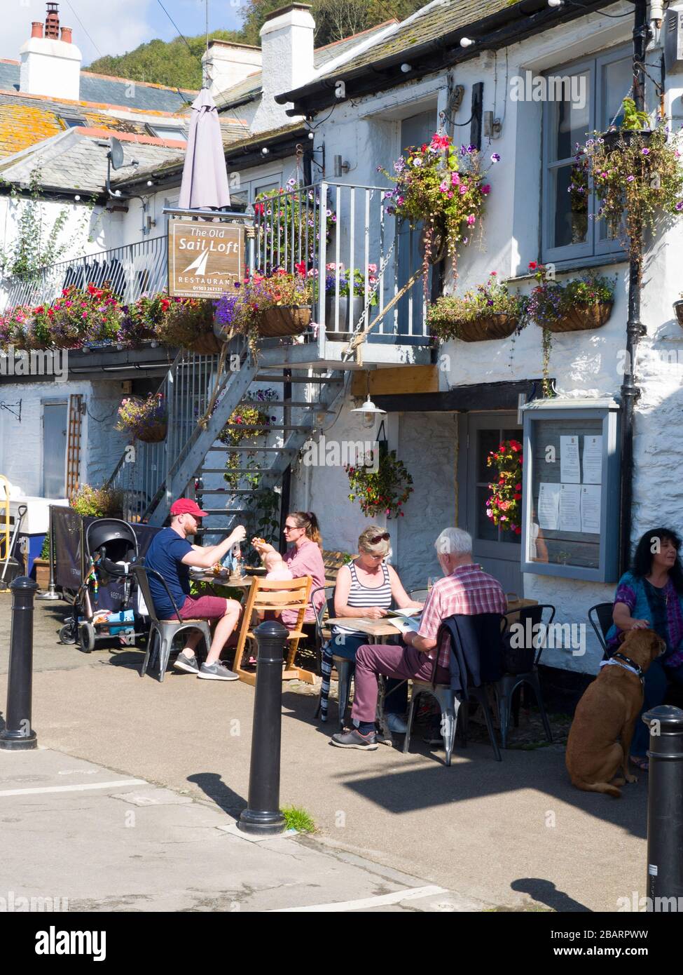 The Old Sail Loft Restaurant, Looe, Cornwall, UK Stock Photo - Alamy