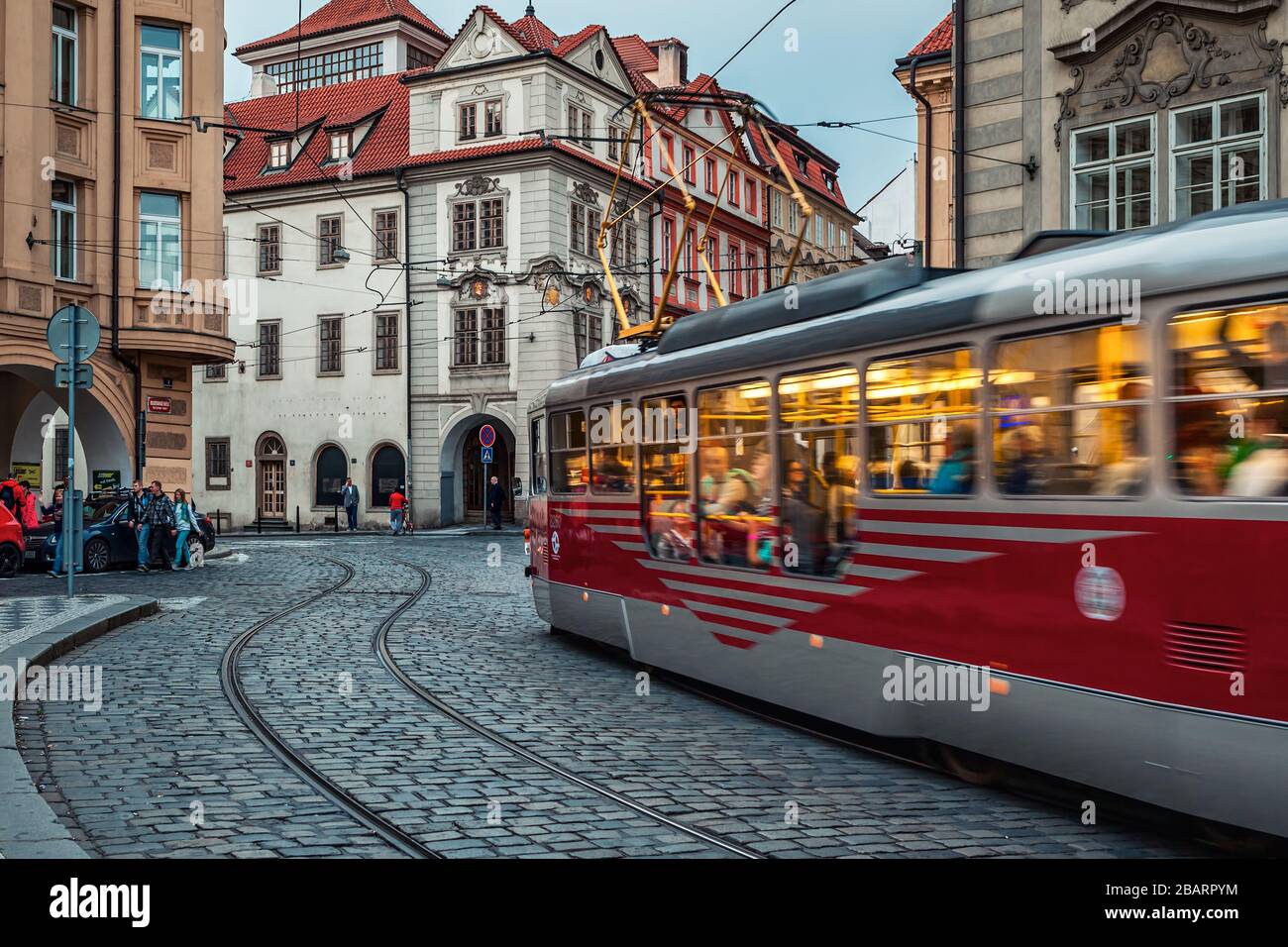 Old czech tram hi-res stock photography and images - Alamy